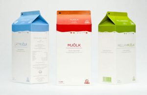 Milchverpackungen - kreative Beispiele