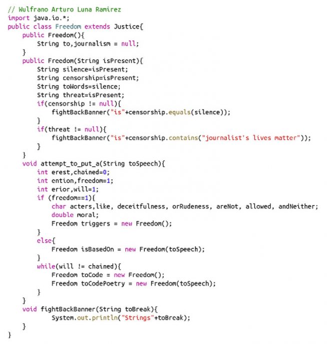 Code-Poesie: Gedichte die in Programmiersprachen geschrieben sind