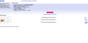 Entwurf der beliebten Webseiten einst und nun
